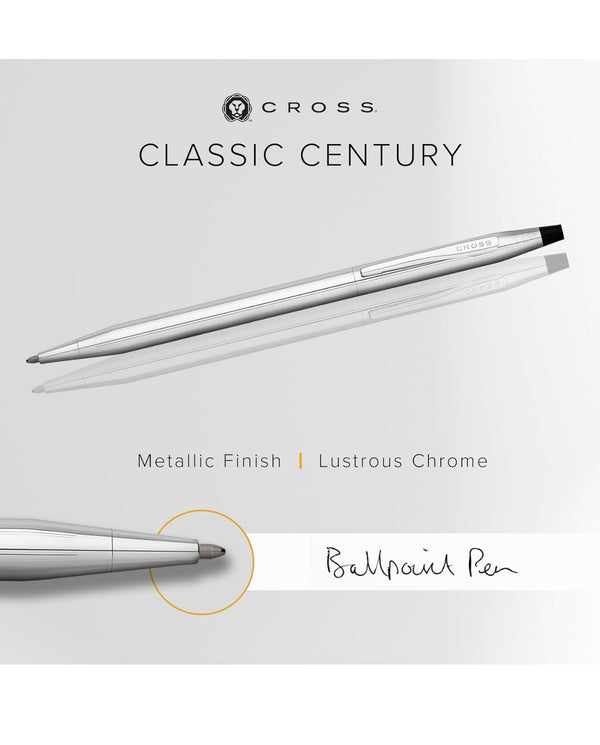 Cross Classic Century, Satin Chrome, Ballpoint Pen (AT0082-14) – Hakimi ...